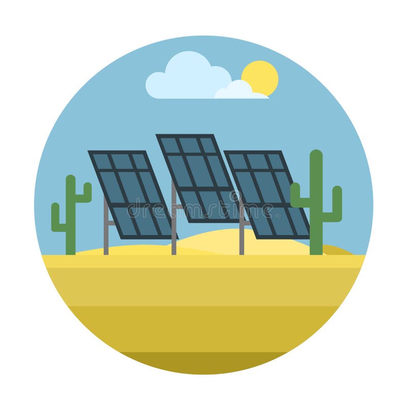 Energy source vector icon. stock vector. Illustration of station - 80703409