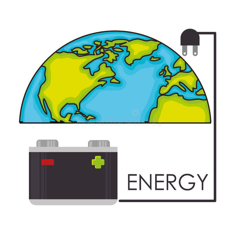 Energy sources stock vector. Illustration of clean, concept - 60406035