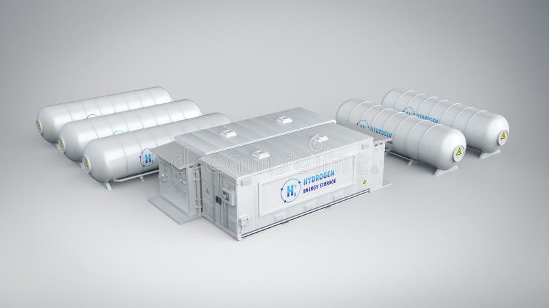 Energy Storage System or Battery Container Unit with Hydrogen Power ...