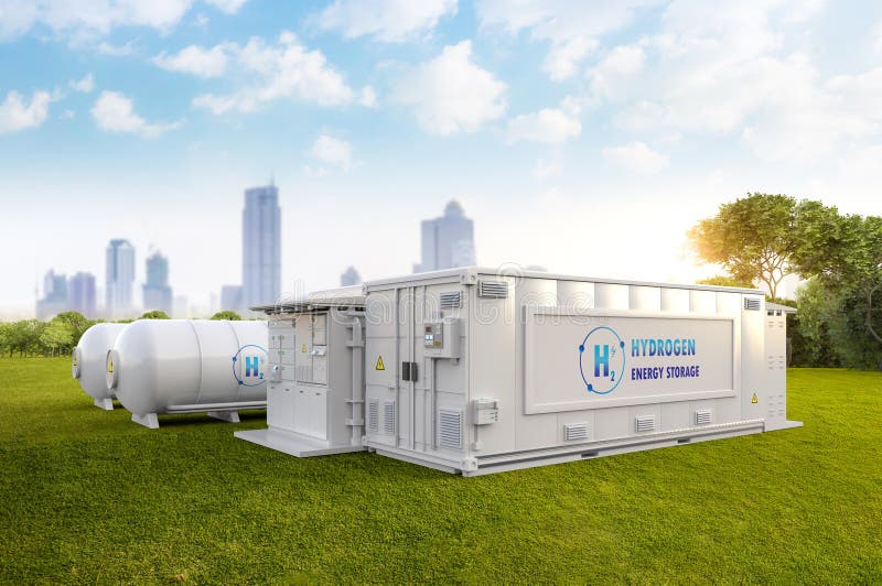 Energy Storage System or Battery Container Unit with Hydrogen Power ...