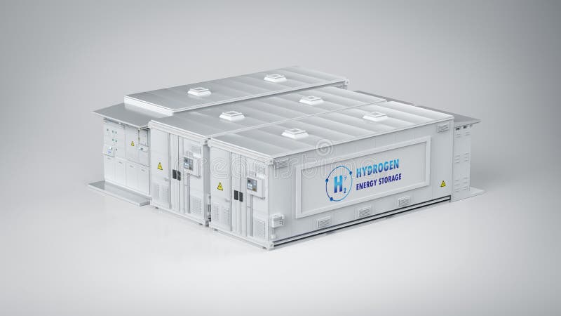 Energy Storage System or Battery Container Unit with Hydrogen Power ...