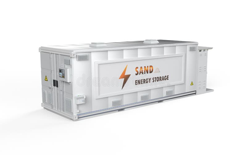 Energy Storage System or Battery Container Unit with Sand Power Stock ...