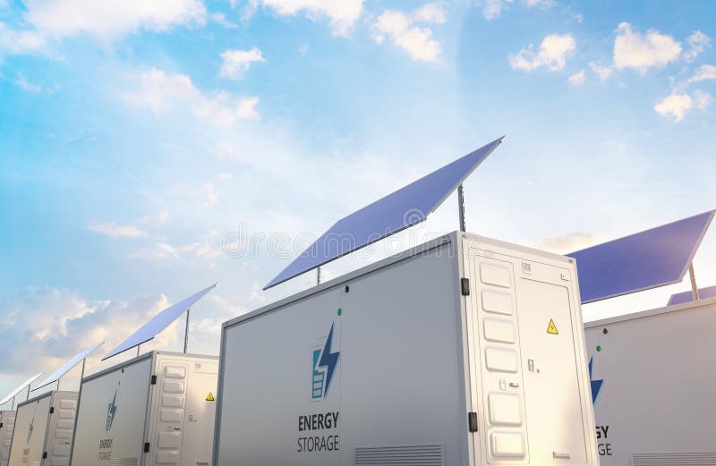 Solar Energy Equipment Battery Storage Stock Illustrations – 348 Solar ...