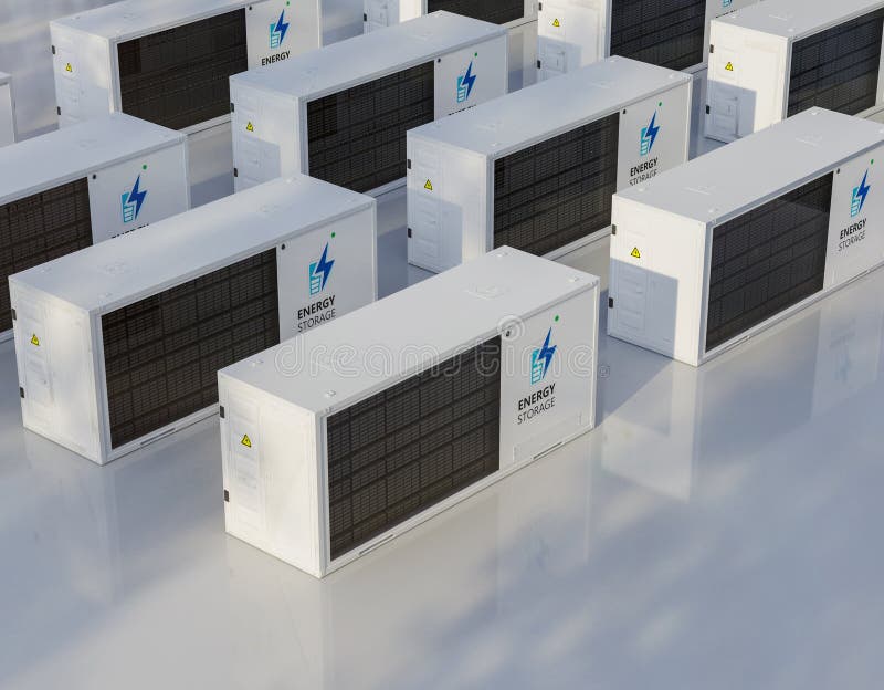 Energy Storage System or Battery Container Unit with Hydrogen Power ...