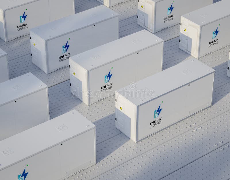 Energy Storage System or Battery Container Unit with Hydrogen Power ...