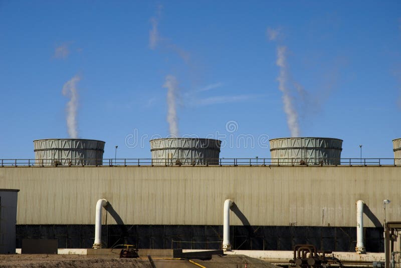 Energy Tank and Pipes stock image. Image of generating - 7403397