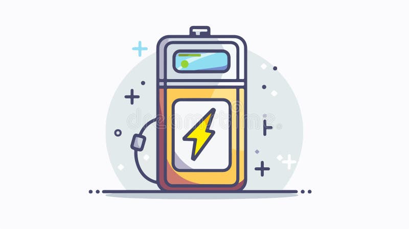 Energy and Technology Battery Icon for Tech Designs and Projects Stock ...
