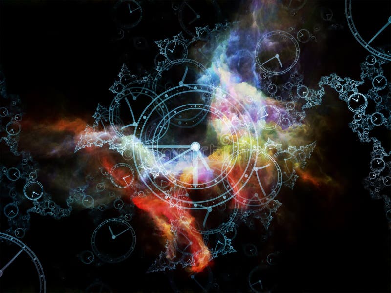 Energy of Temporal Realm stock illustration. Illustration of moment ...