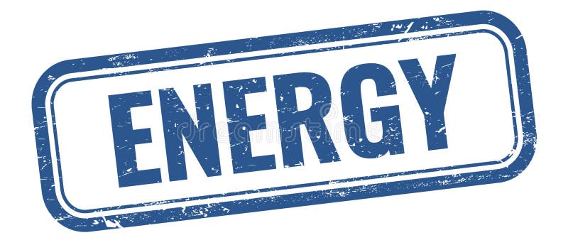 ENERGY Text Written on Black Orange Sticker Stock Illustration ...