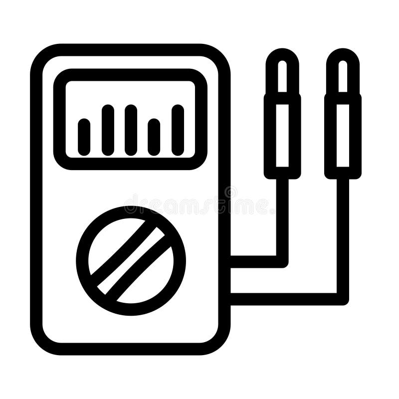 Energy Tracker Icon Logo or Illustration with Outline Stroke Style ...