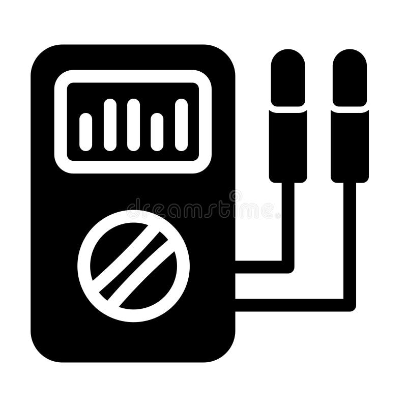 Energy Tracker Icon Logo or Illustration with Solid Stroke Style Vector ...