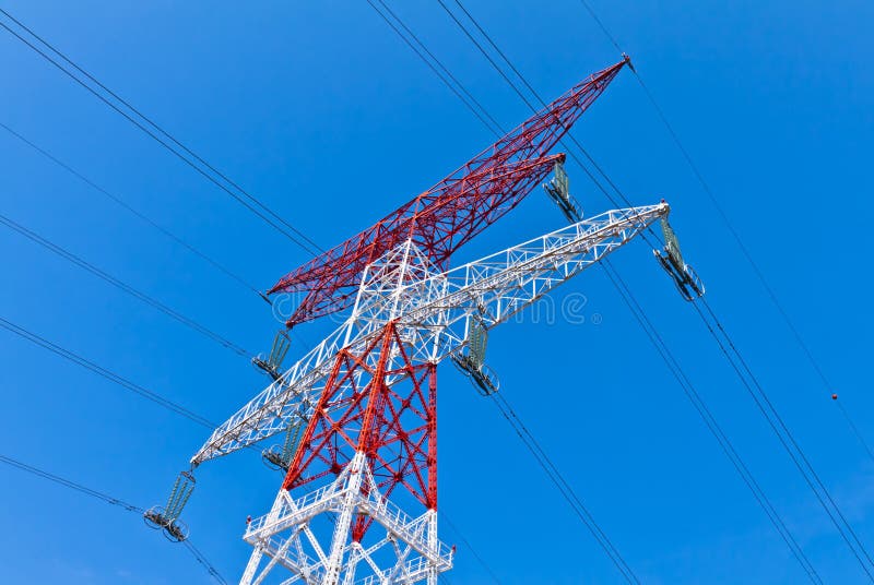 Energy Transfer column stock image. Image of column, cables - 21539215