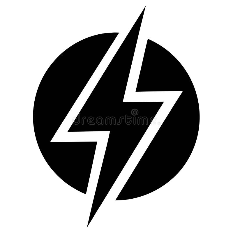 Energy Vector Icon, Power Symbol Stock Illustration - Illustration of ...