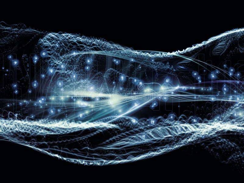 Energy of Virtual Space stock photo. Image of development - 26658098