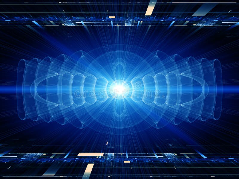 Energy waves stock illustration. Illustration of background - 24685544