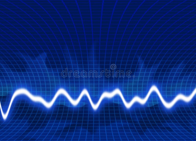 Energy waves Background stock illustration. Illustration of green - 2317745