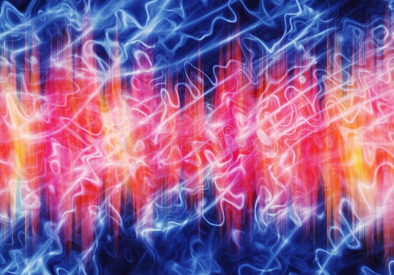 Energy Waves Abstract Background Stock Illustration - Illustration of ...