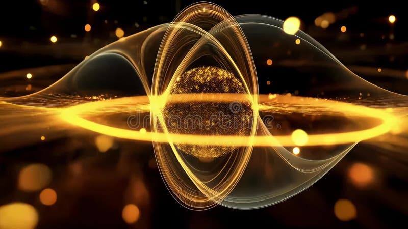 Energy Waves and Light Patterns in Motion Stock Video - Video of ...