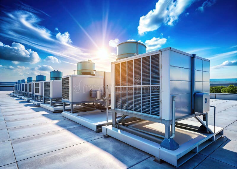 EnergyEfficient Rooftop HVAC Systems for Industrial Buildings Modern ...