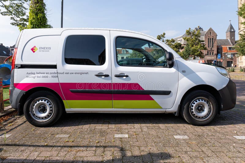 Enexis van editorial stock photo. Image of kangoo, automobile - 337703858