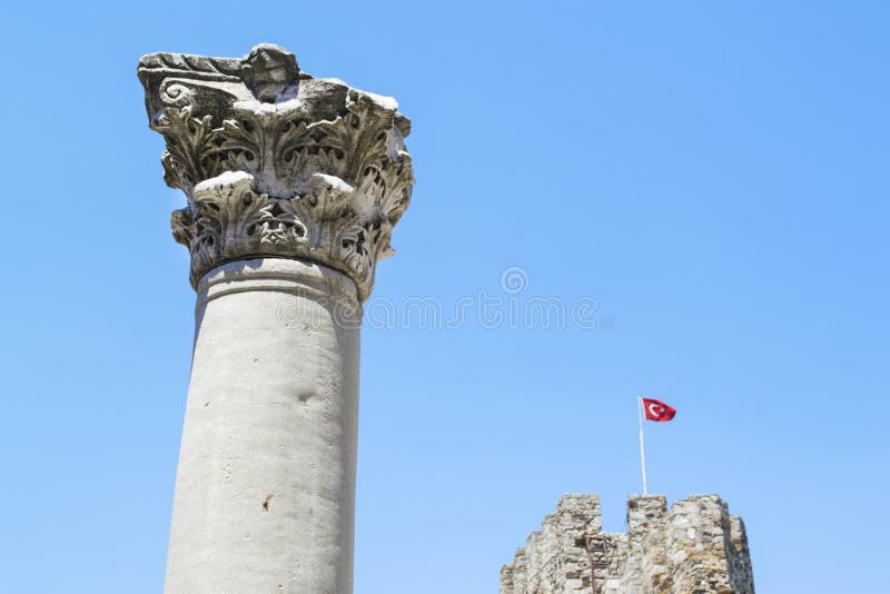 Enez stock photo. Image of turkey, historic, detail, view - 34037570