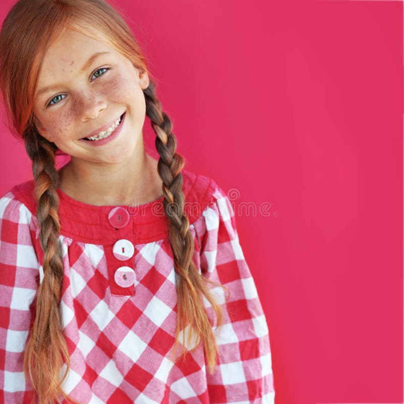 Enfant de roux photo stock. Image du enfant, mignon, guingan - 33648898