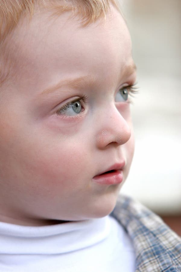 Enfant En Bas âge Mignon - Roux Photo stock - Image of yeux, jeunesse ...