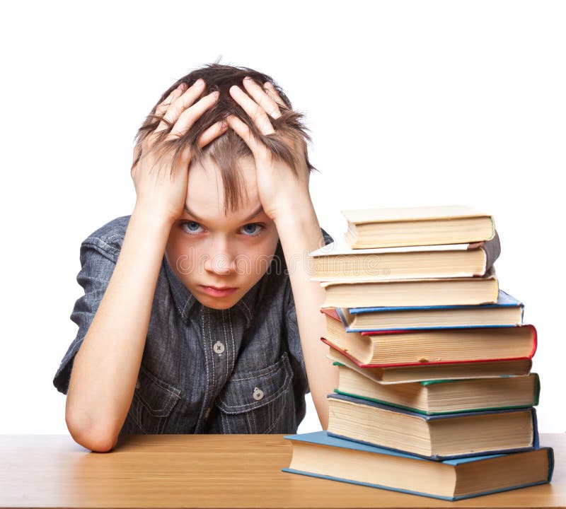 Portrait D'un Enfant Frustrant Image stock - Image du personne, cheveu ...
