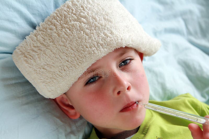 Enfant malade image stock. Image du malade, enfant - 9176477