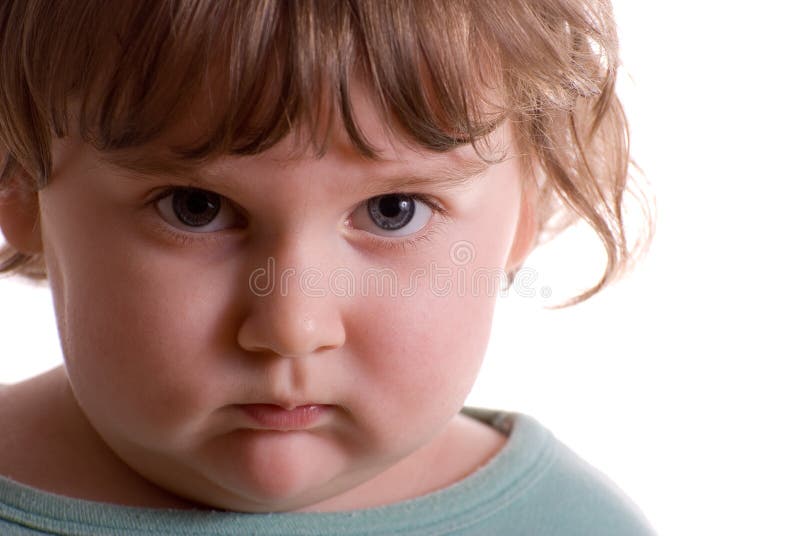 Enfant triste image stock. Image du fille, jeune, visage - 2146121