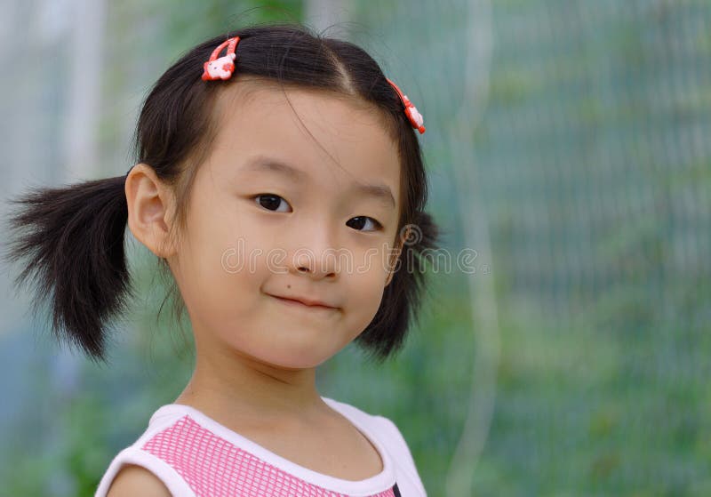 Enfants chinois beaux photo stock. Image du fermer, enfant - 846976