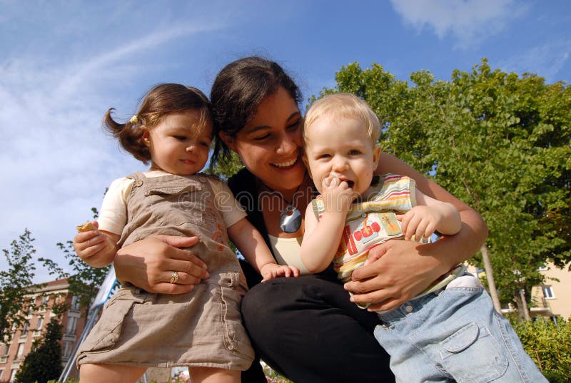 Family stock photo. Image of bonding, parent, mother, infant - 4507744