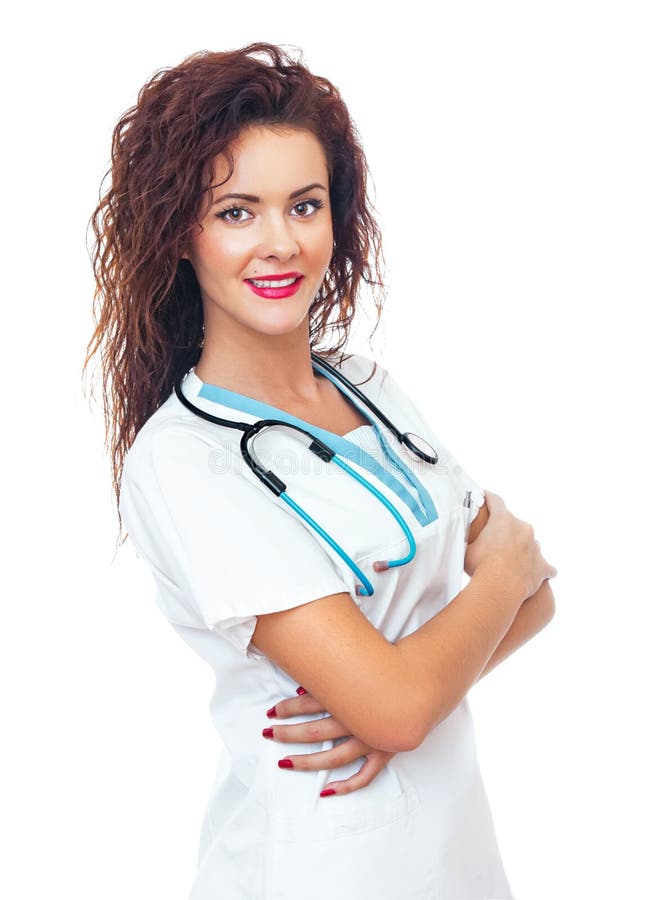 Enfermeira foto de stock. Imagem de medicina, bonito - 19535552