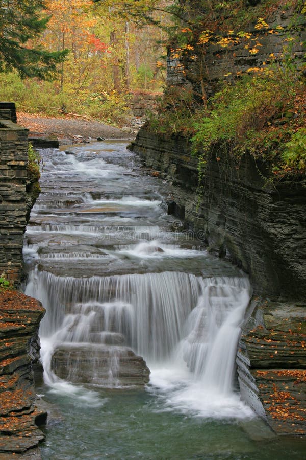 Enfield Glen, Ithaca, NY stock image. Image of ithaca - 18156809