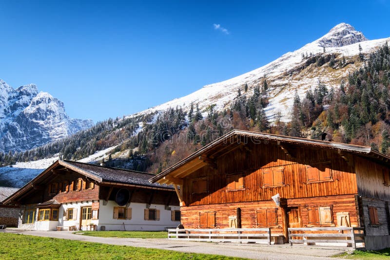 Eng alm in austria stock image. Image of mountains, mountainside - 68677283