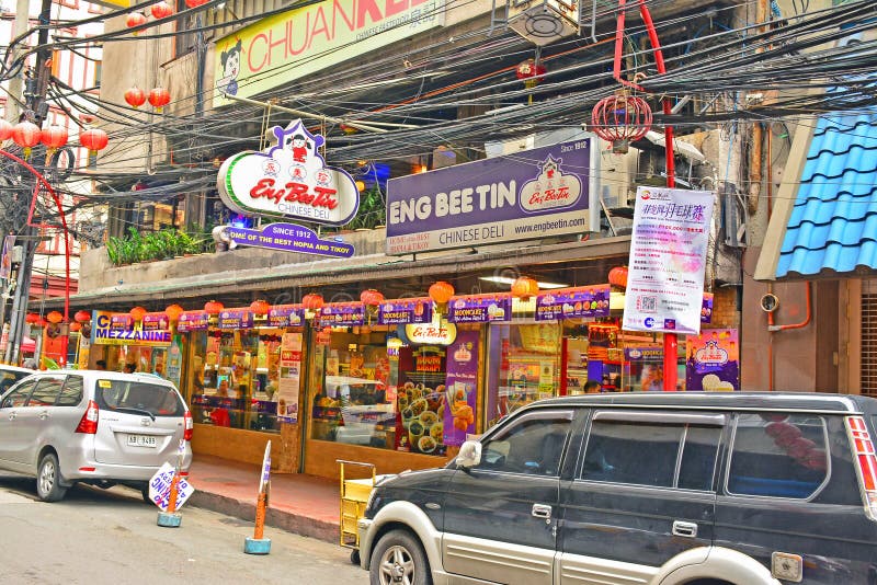 Eng Bee Tin Facade and Signage in Manila, Philippines Editorial Stock ...