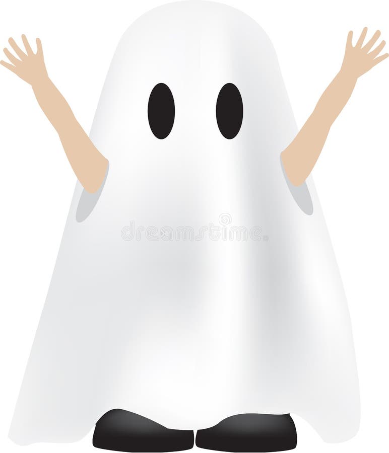 Eng spook vector illustratie. Illustration of kleding - 20029108