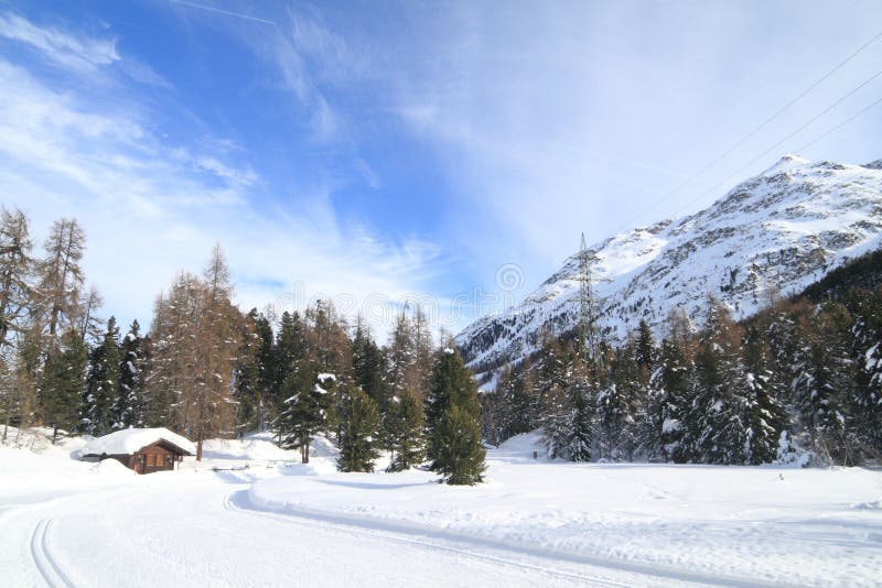 Engadina stock image. Image of extreme, outdoor, bernina - 20576835