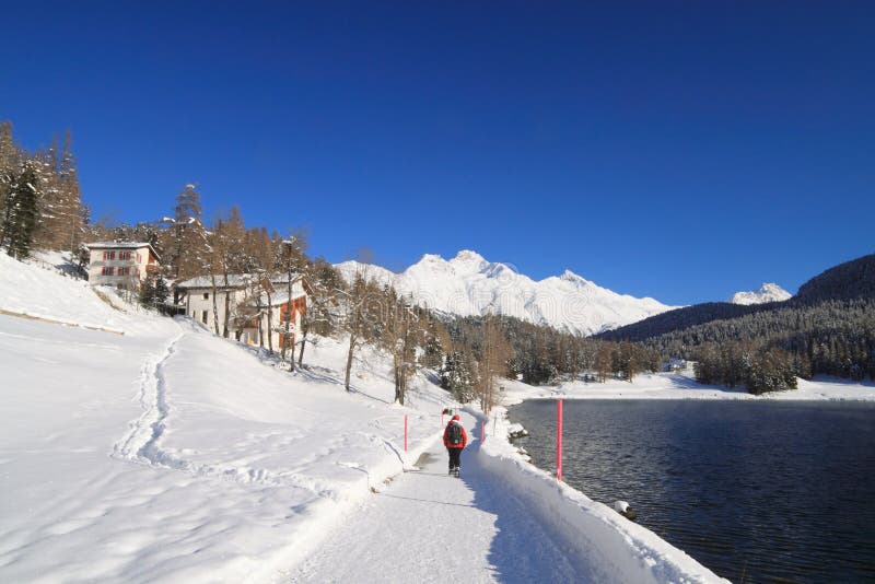 Engadina - Switzerland imagem de stock. Imagem de sazonal - 20693629