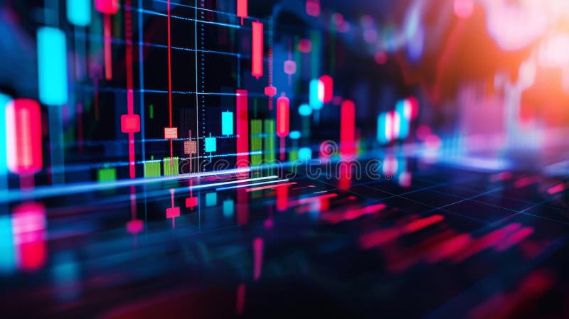Engage in Advanced Financial Data Visualization with Futuristic Stock ...