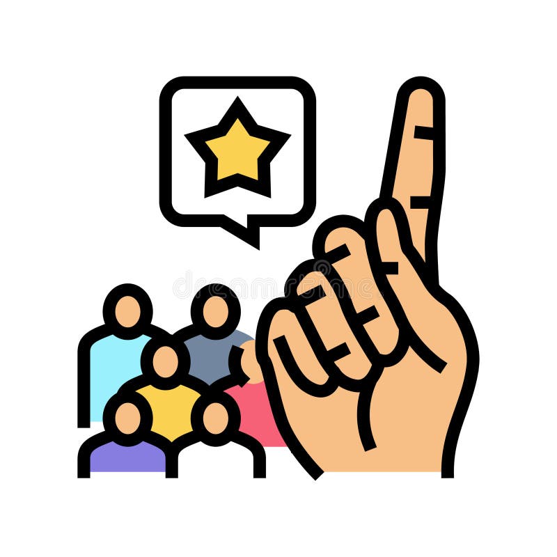 Engage Appropriate Workplace Conversations Color Icon Vector ...