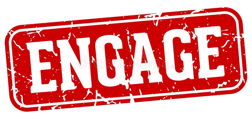 Engage Rectangular Sign. Engage Stamp Stock Vector - Illustration of ...