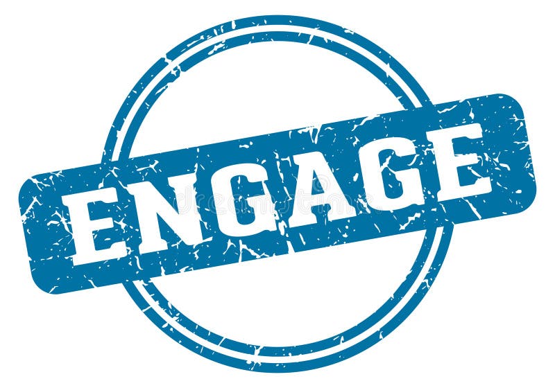 Engage stamp stock vector. Illustration of sign, graphic - 347663485