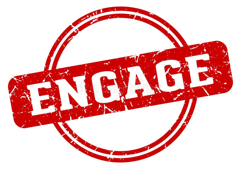 Engage stamp stock vector. Illustration of grunge, sign - 365329181