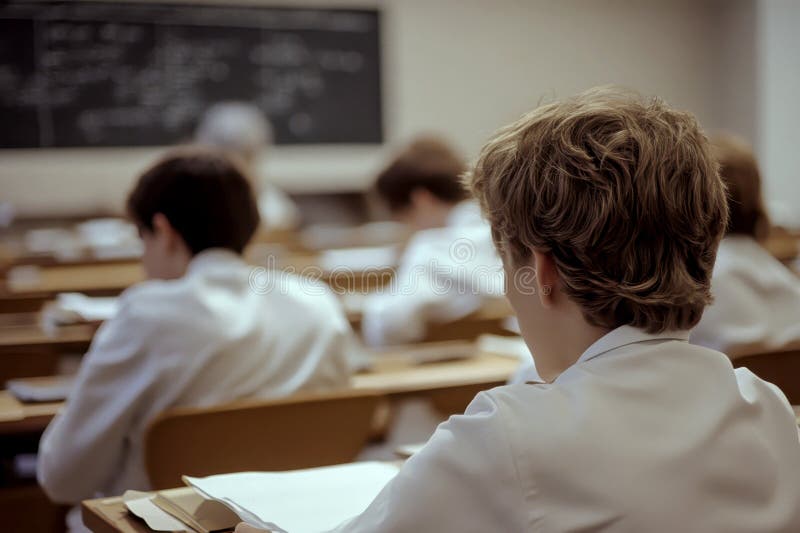 Engaged Students in a Colorful Classroom Setting with Various Learning ...
