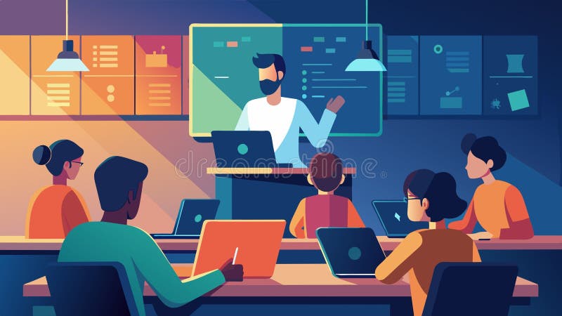 Engaged Tech Team in Modern Office Environment at Work Stock Image ...