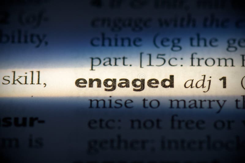 Engaged stock photo. Image of reference, info, vocabulary - 161578838
