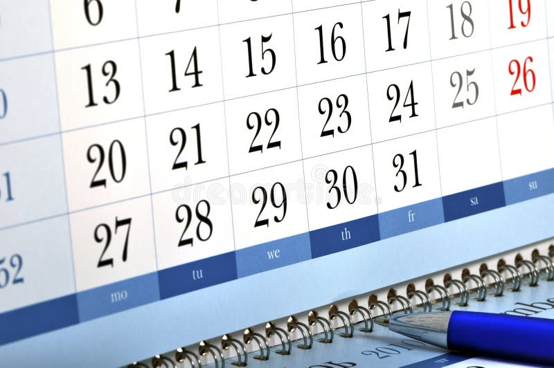 Calendar stock photo. Image of decoration, multi, rendering - 4338334