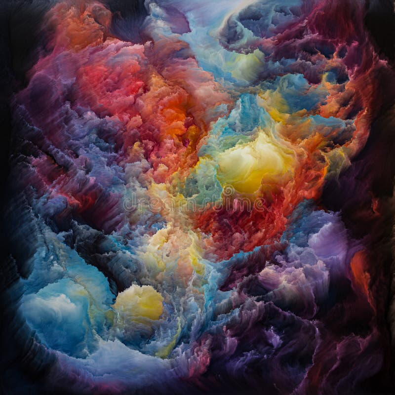 Engagement of Evolving Colors Stock Illustration - Illustration of ...