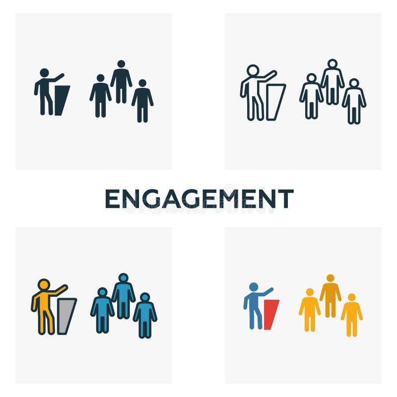 Engagement Icon. Simple Element from Community Management Collection ...